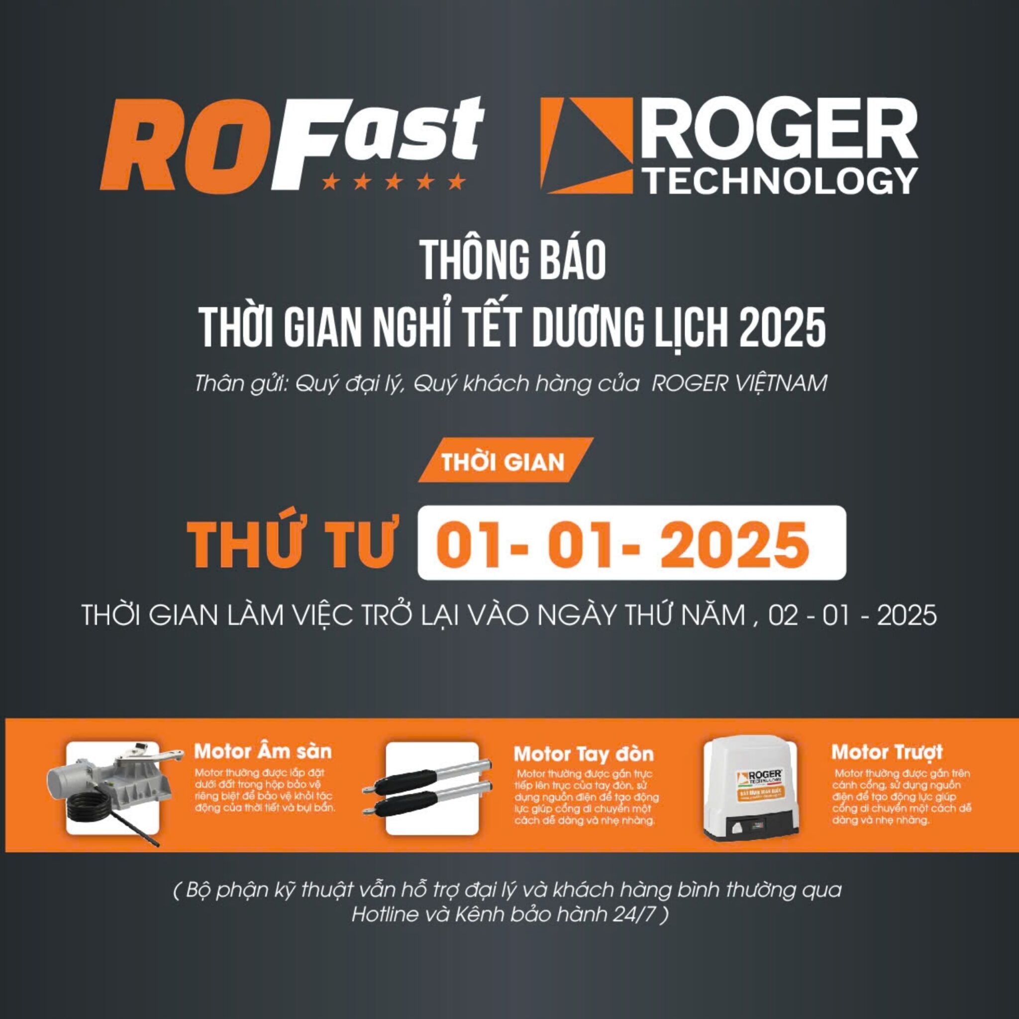 Siêu thị cửa tự động Roger - Cổng tự động số 1 ITALIA